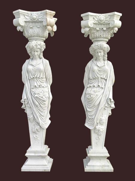 Roman Ancient Outdoor Stone Lantern DSF-D50 - Danang Sculpture Foundation